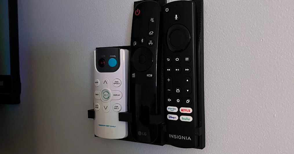 Multiple remote Holder by Timothy Mazur | Download free STL model ...