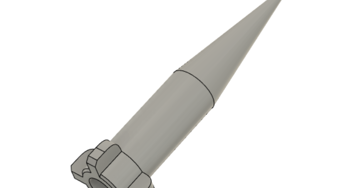 Full Plastic Jacket: Simple Conical Rocket Ammo by Adam L | Download ...