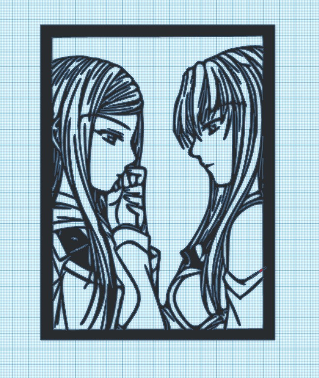 Mai Hime - Shizuru & Natsuki - wall art - 2 versions by Ogama ...