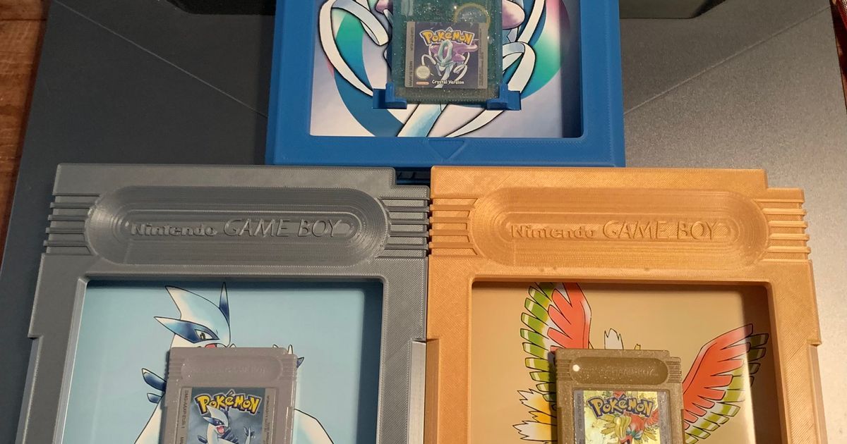 Gameboy (Color) big cartridge display case by RetroGameRevival ...