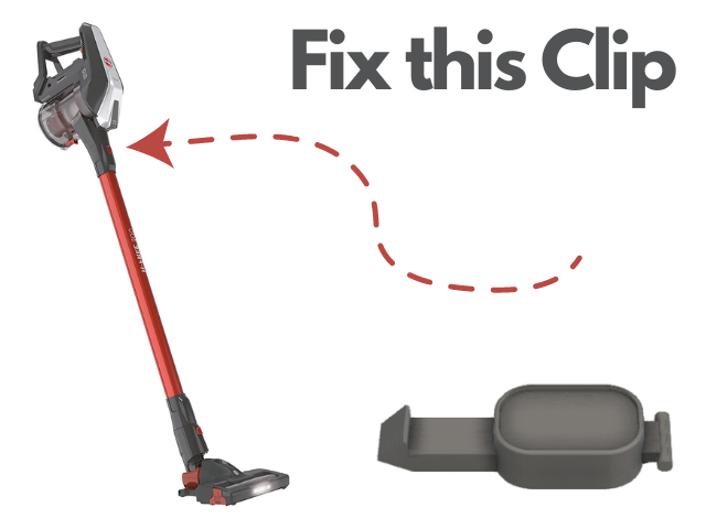 Hoover H-FREE 300 Clip by Acoustic Lemur | Download free STL model ...