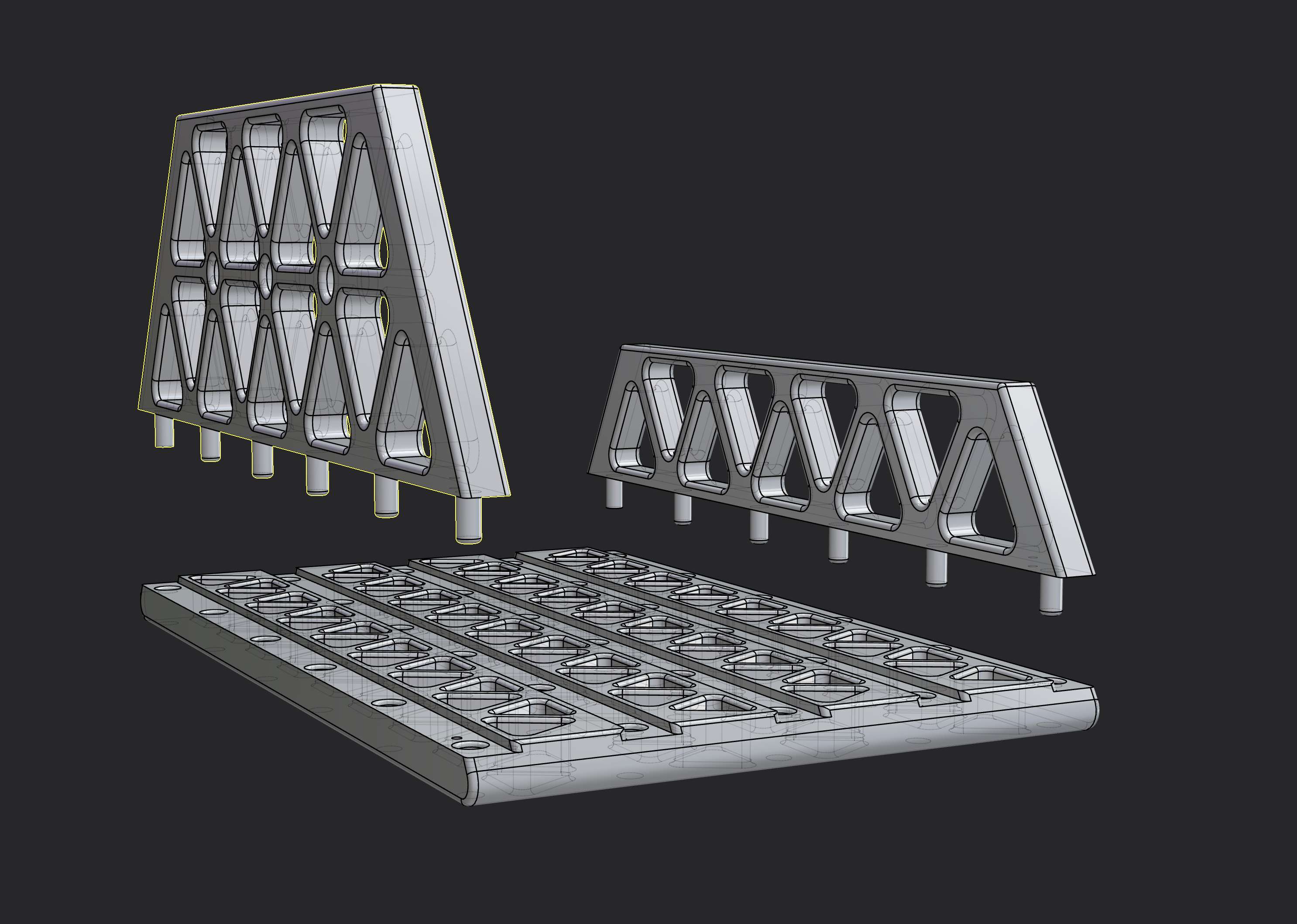 Modular Chopping Board Rack by jbutler | Download free STL model ...