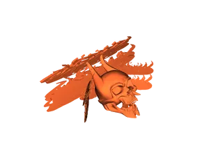 fire omi skull by Thedarkdemond Y | Download free STL model ...