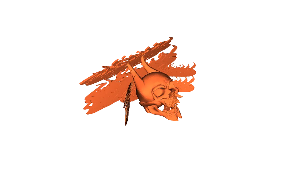 fire omi skull by Thedarkdemond Y | Download free STL model ...