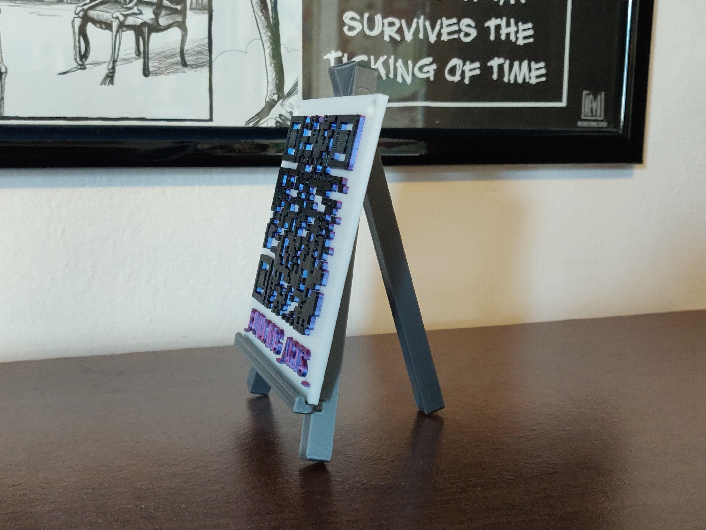 Stand for QR code \ photo stand by _Building_Arts_ | Download free STL ...