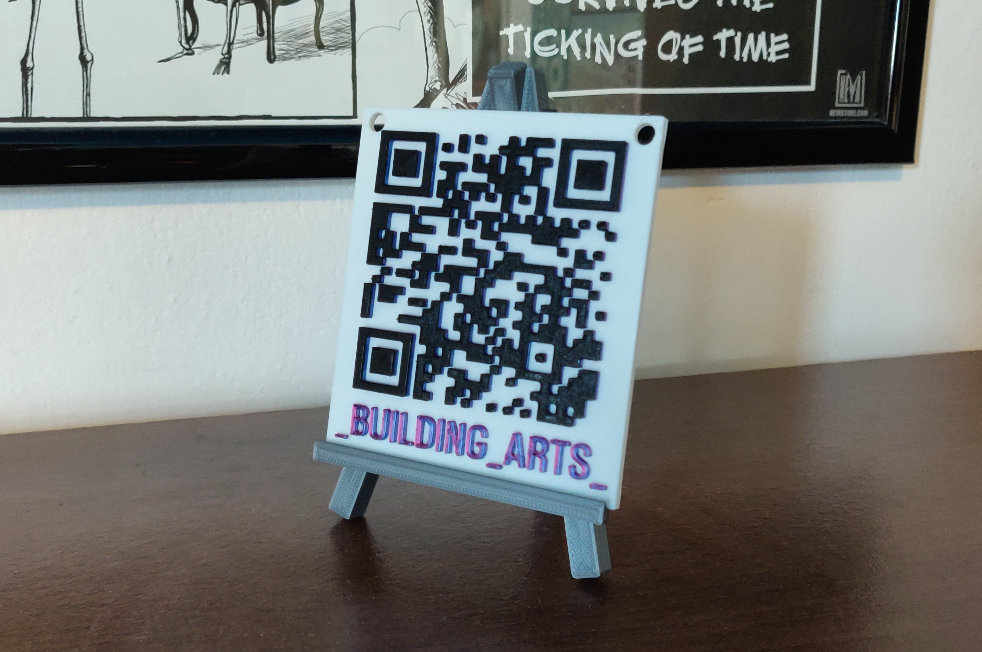 Stand for QR code \ photo stand by _Building_Arts_ | Download free STL ...