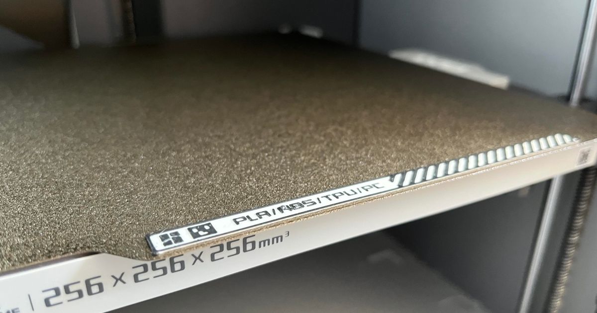 Bambulab textured PEI plate QR code label by MagmaNozzle | Download ...