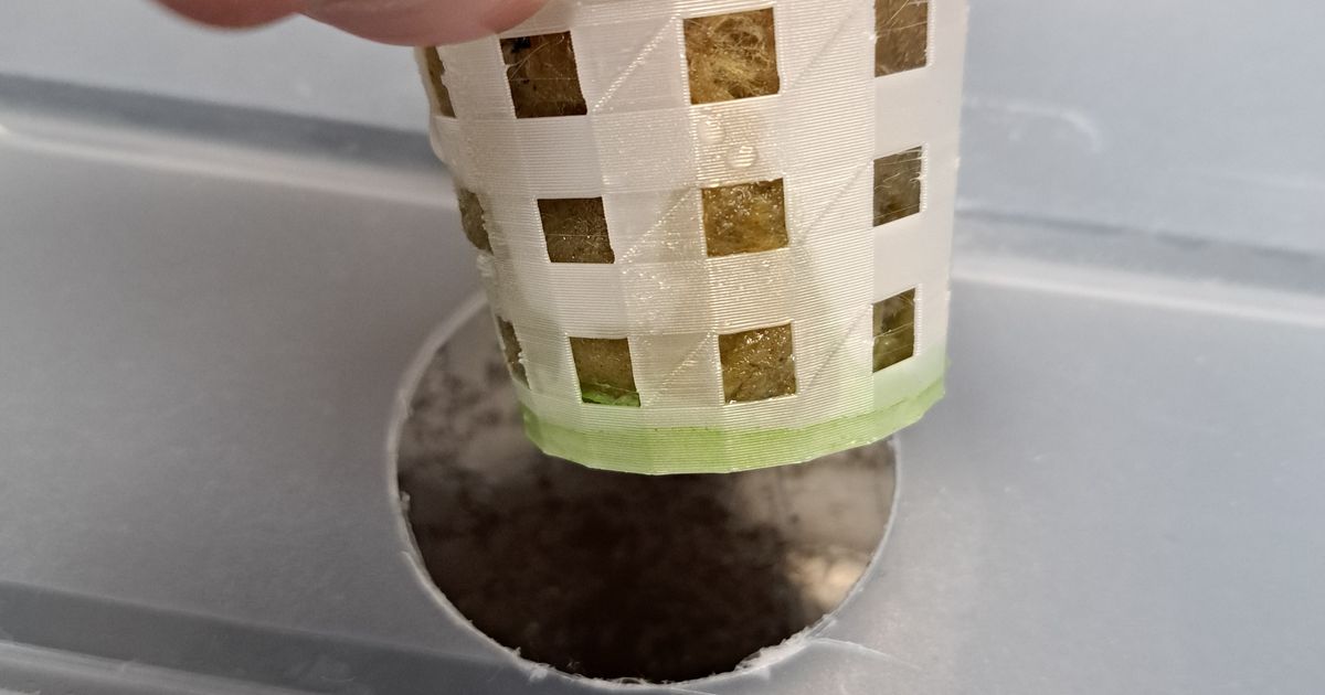 Flexible 5cm net cup for non-flexible filaments by DanielOnneweer ...