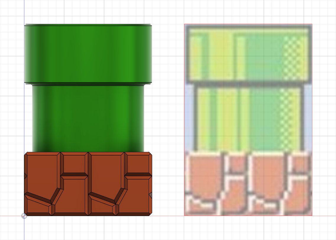 Real Scale Super Mario Bros Pipe Desktop Pencil Holder od autora ...