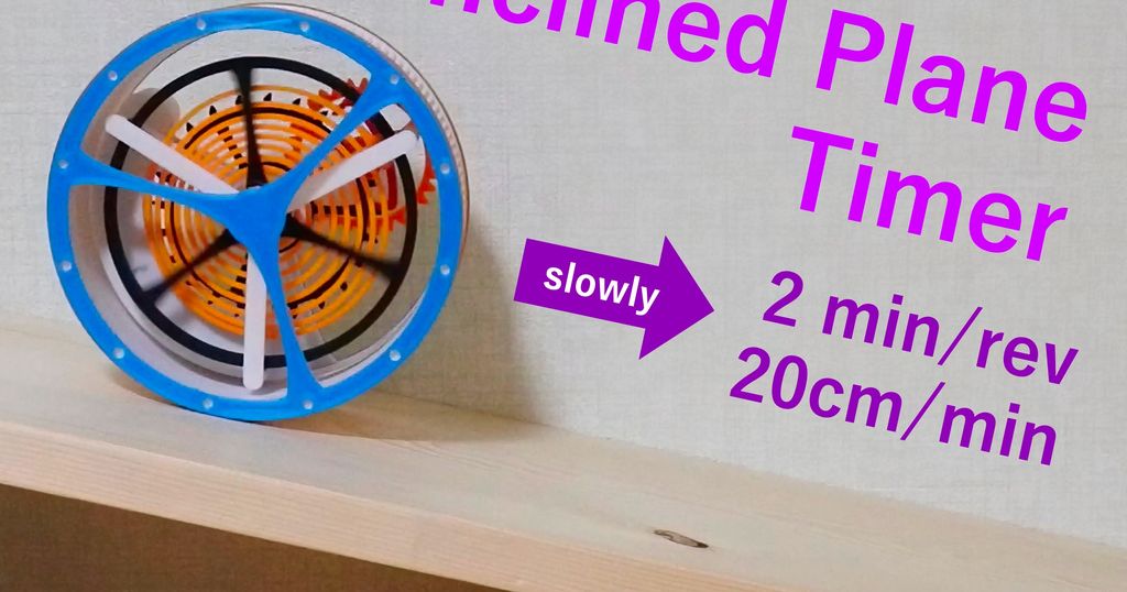 Inclined Plane Timer by shiura | Download free STL model | Printables.com