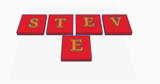 Name Tiles for printing by Kuze | Download free STL model | Printables.com