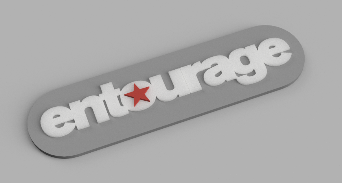 Multicolor Entourage Badge by Kiloler | Download free STL model ...