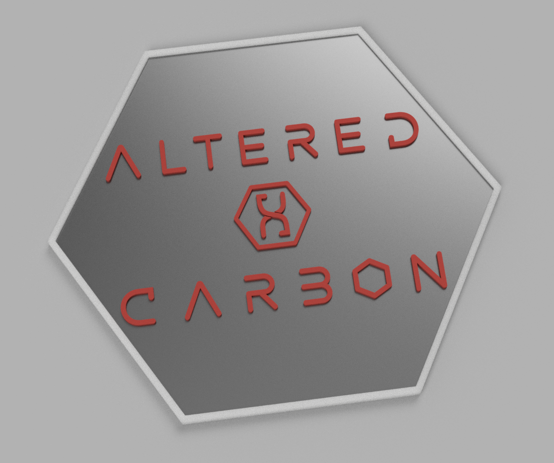 Multicolor Altered Carbon Badge by Kiloler | Download free STL model ...