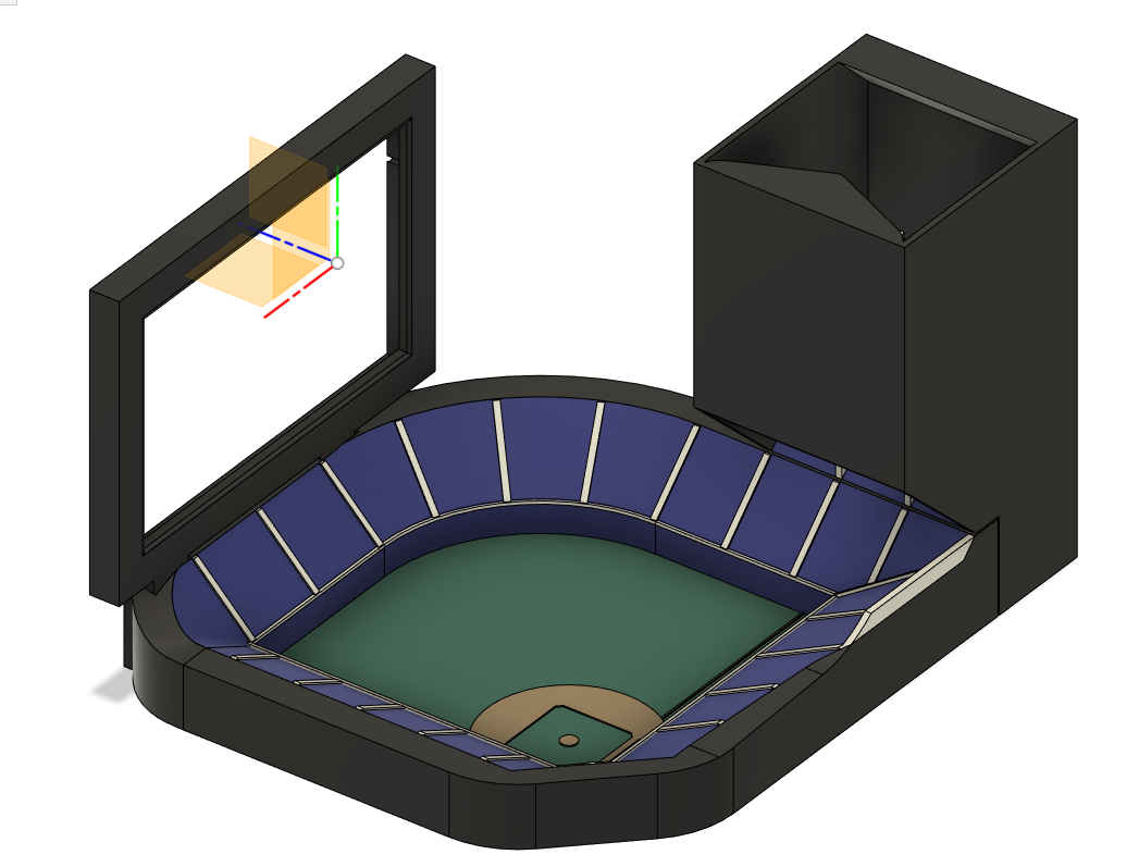 Tabletop Baseball Stadium by Chris P. | Download free STL model ...