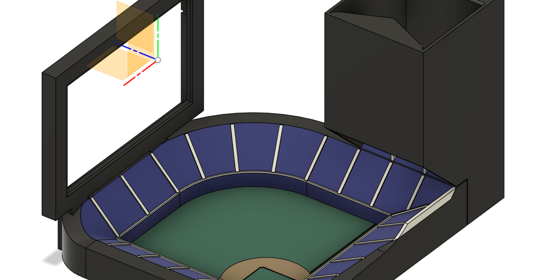 Tabletop Baseball Stadium by Chris P. | Download free STL model ...