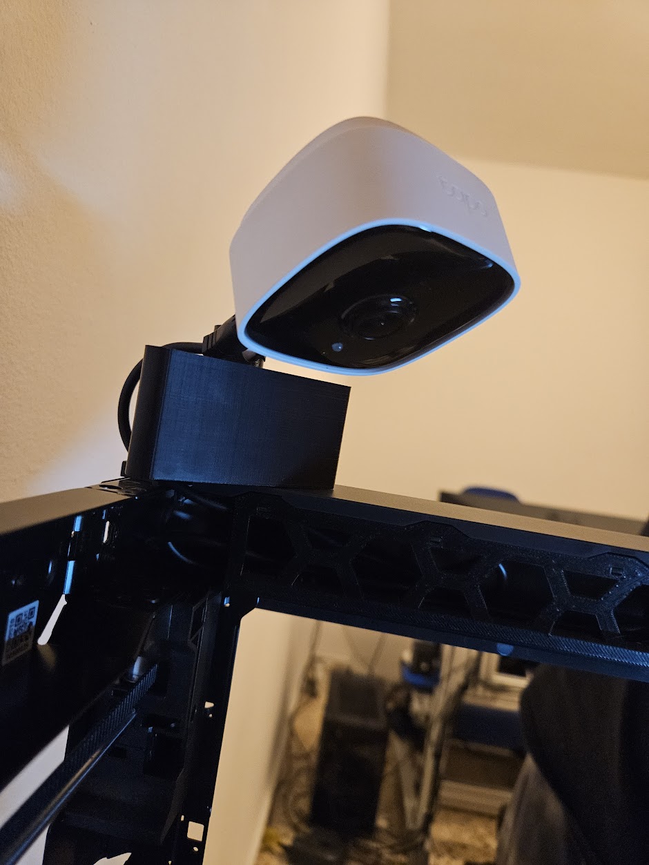 A TP-Link Tapo C100 security camera mount for the Bambu Lab P1P (Bu ...