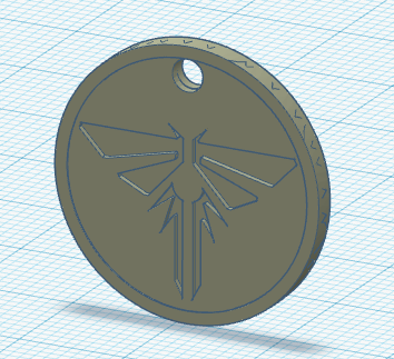 The Last Of Us Fireflies Keychain/Pendant by DjAdria001 | Download free ...