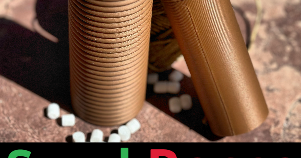 ScrubRacca: Shake, Scrape, and Roll by Snail | Download free STL model ...