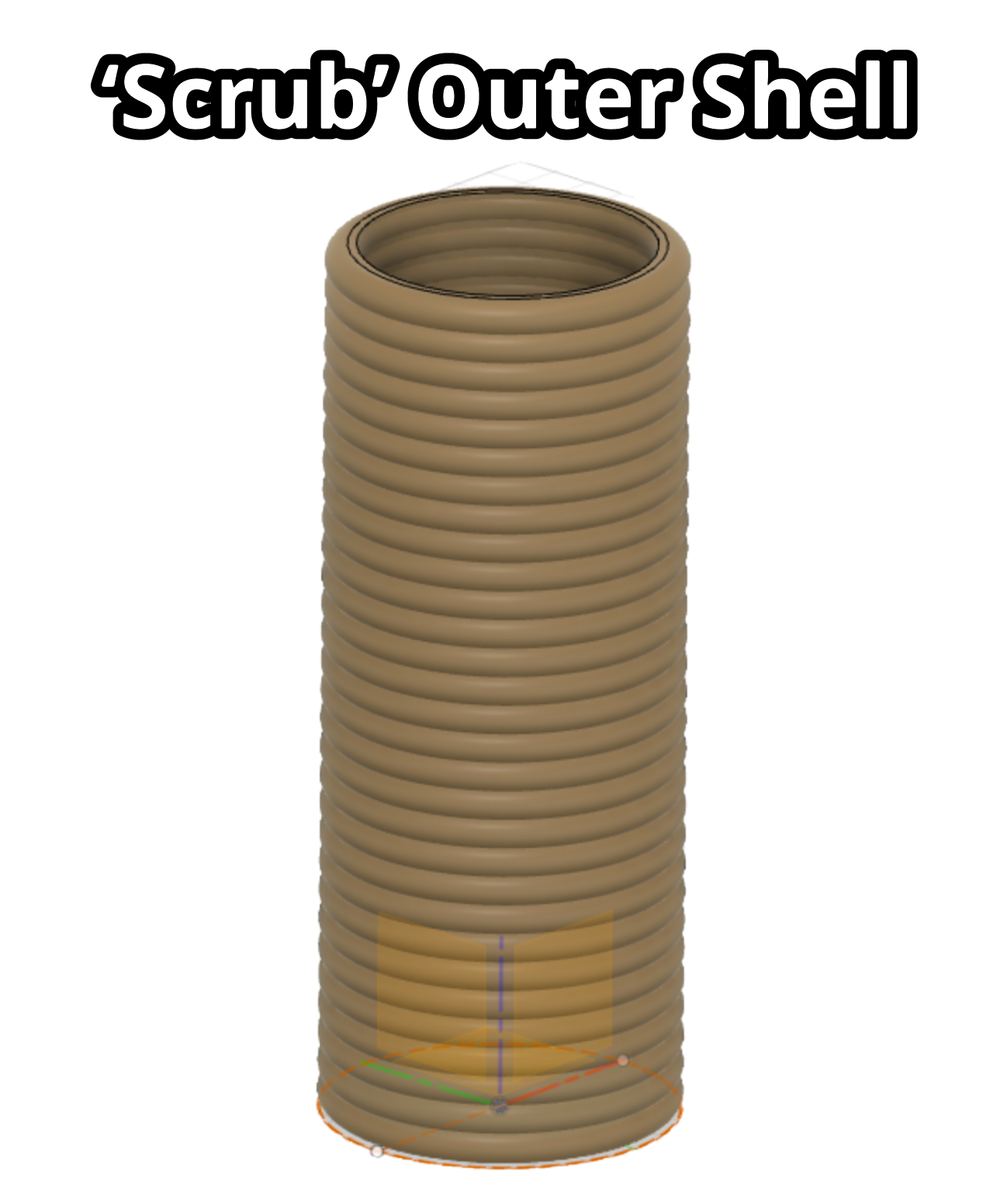 ScrubRacca: Shake, Scrape, and Roll by Snail | Download free STL model ...