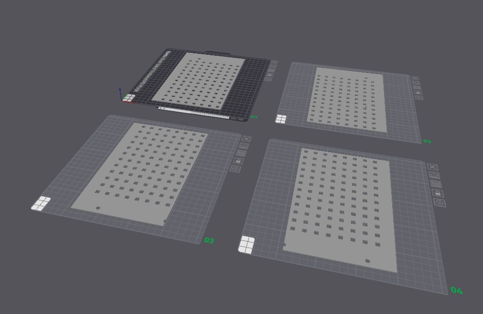 Pegboard panels for Bambu P1P minimal shell enclosure par jericho ...