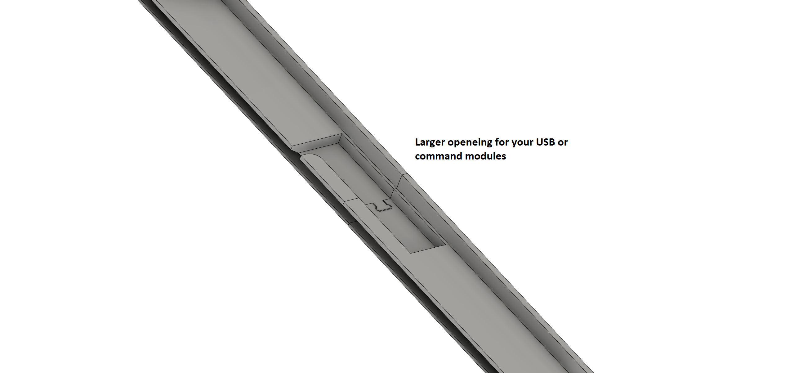 Bambu Lab P1P ARC top lid riser with light - 10mm+ version by ...