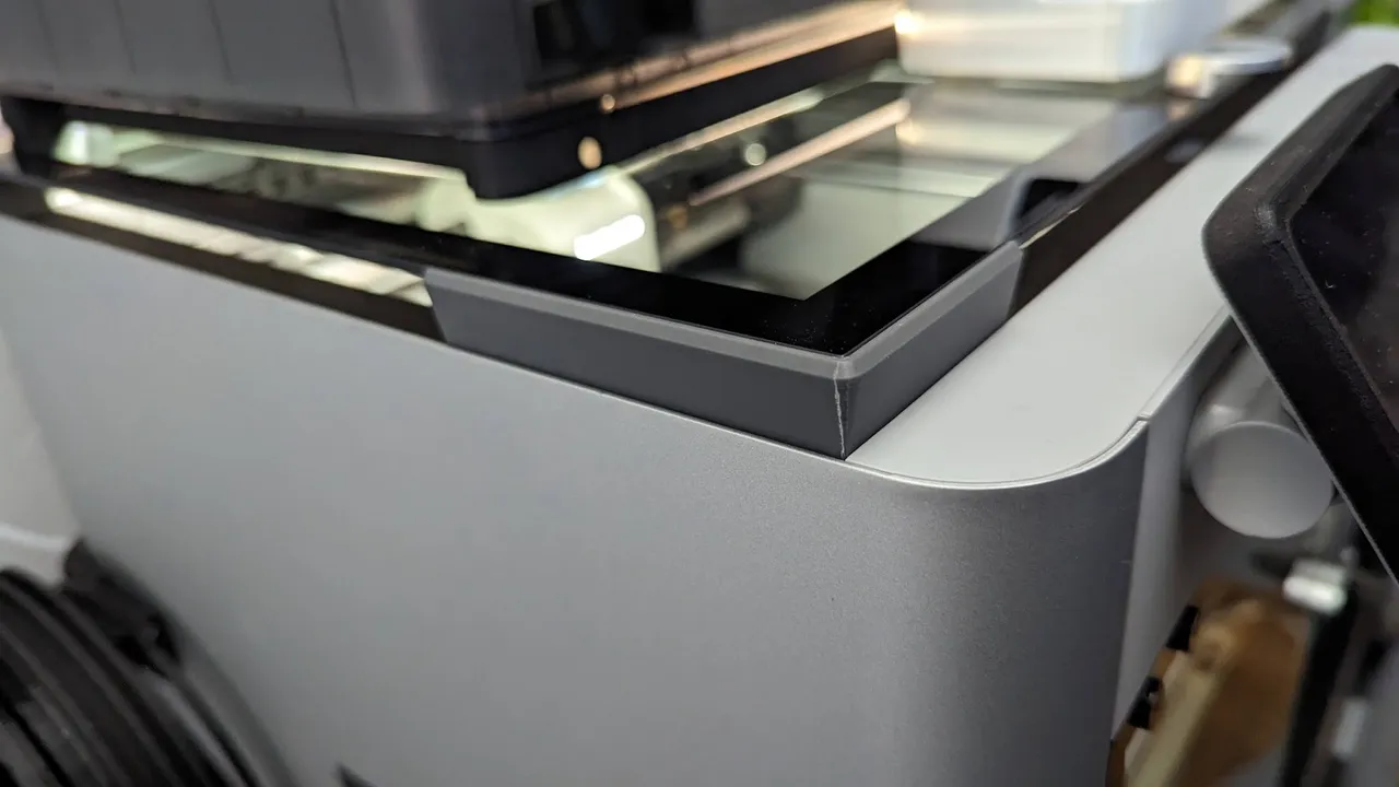 Bambu Lab X1C X1 - top glass spacers with magnets & longer for more ...