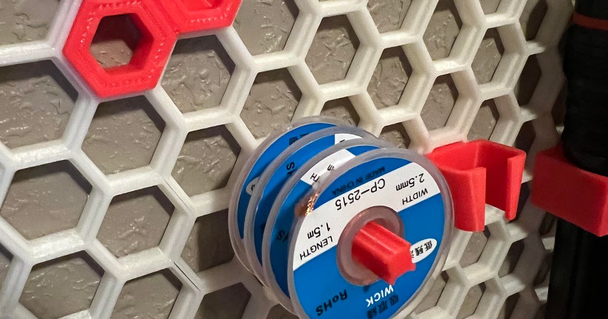 HSW solder wick holder by sylvain | Download free STL model ...