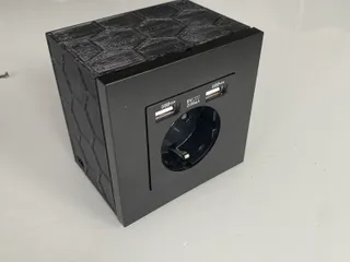 86x86 box for a chinese outlet/switch (Honeycomb wall) by TuXaMaT ...