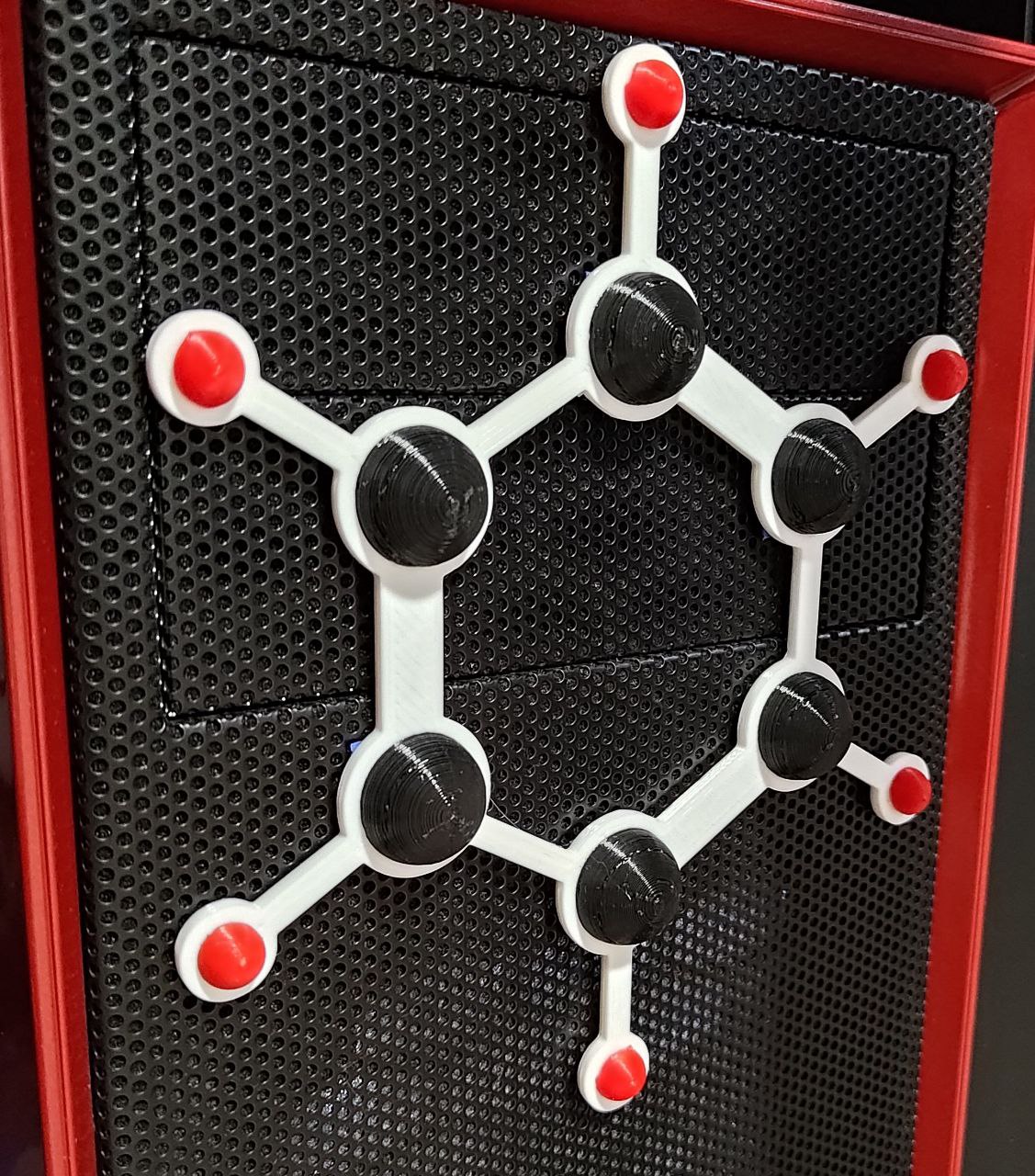 Benzene Ring Wall Art by Bryce Dixon | Download free STL model ...