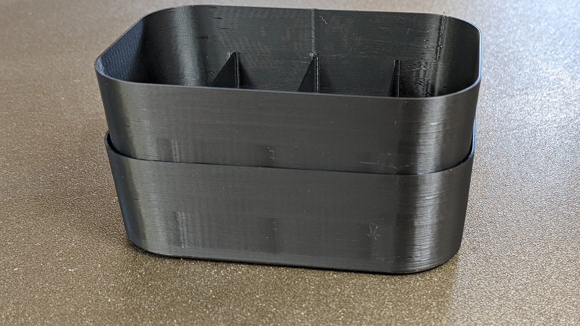 Simple stacking container with dividers by leejsmith | Download free ...