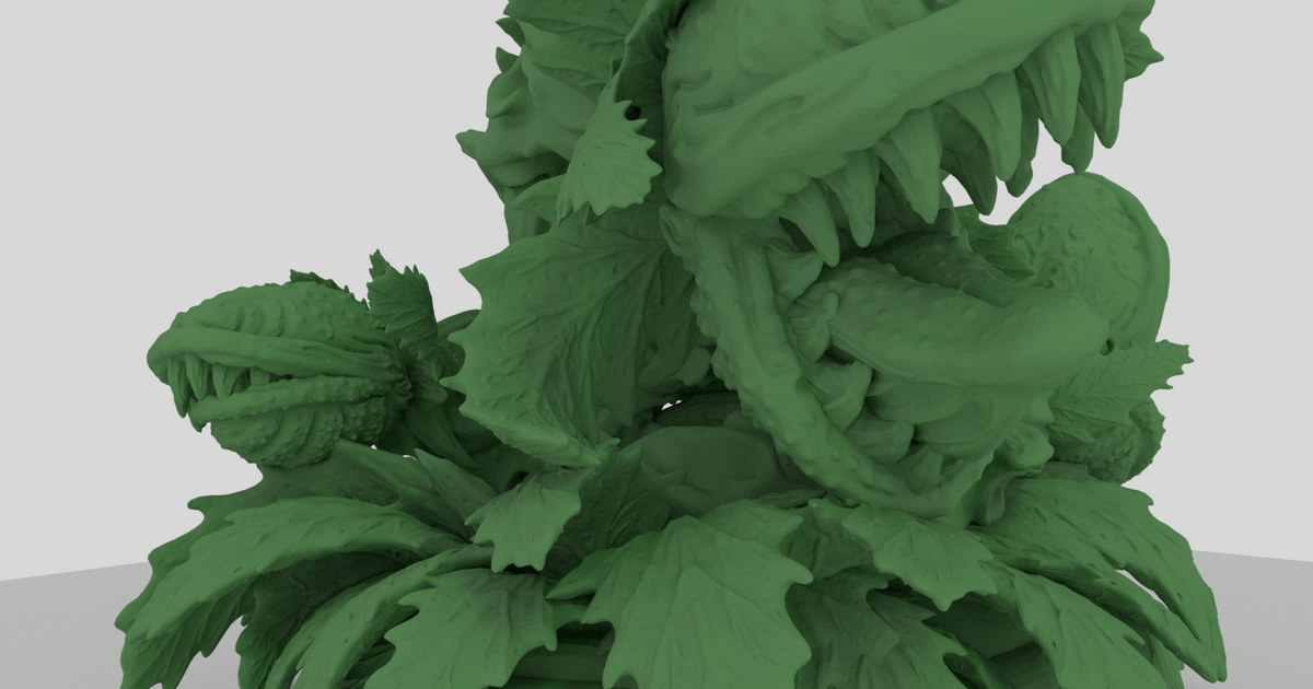 MANEATER PLANT 50MM LARGE CREATURE FOR TABLETOP ADVENTURES by Mehdals ...