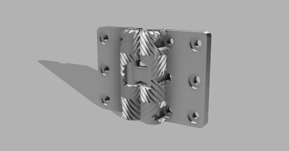 Wide Print in Place Geared Hinge by Darius Night | Download free STL ...