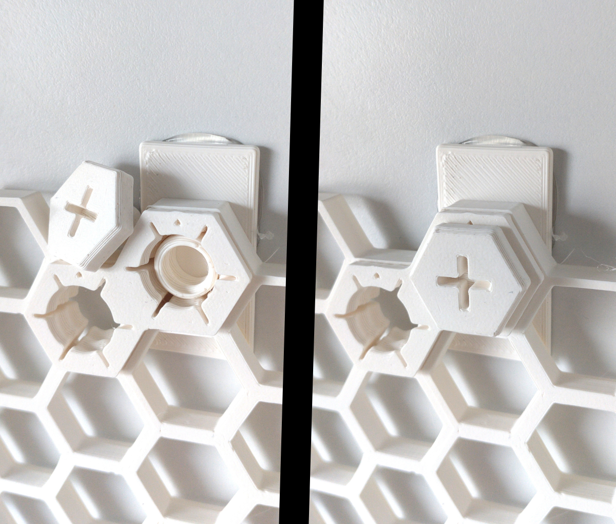 Honeycomb Storage Wall Screwiverse by Yann Büchau | Download free STL model | Printables.com