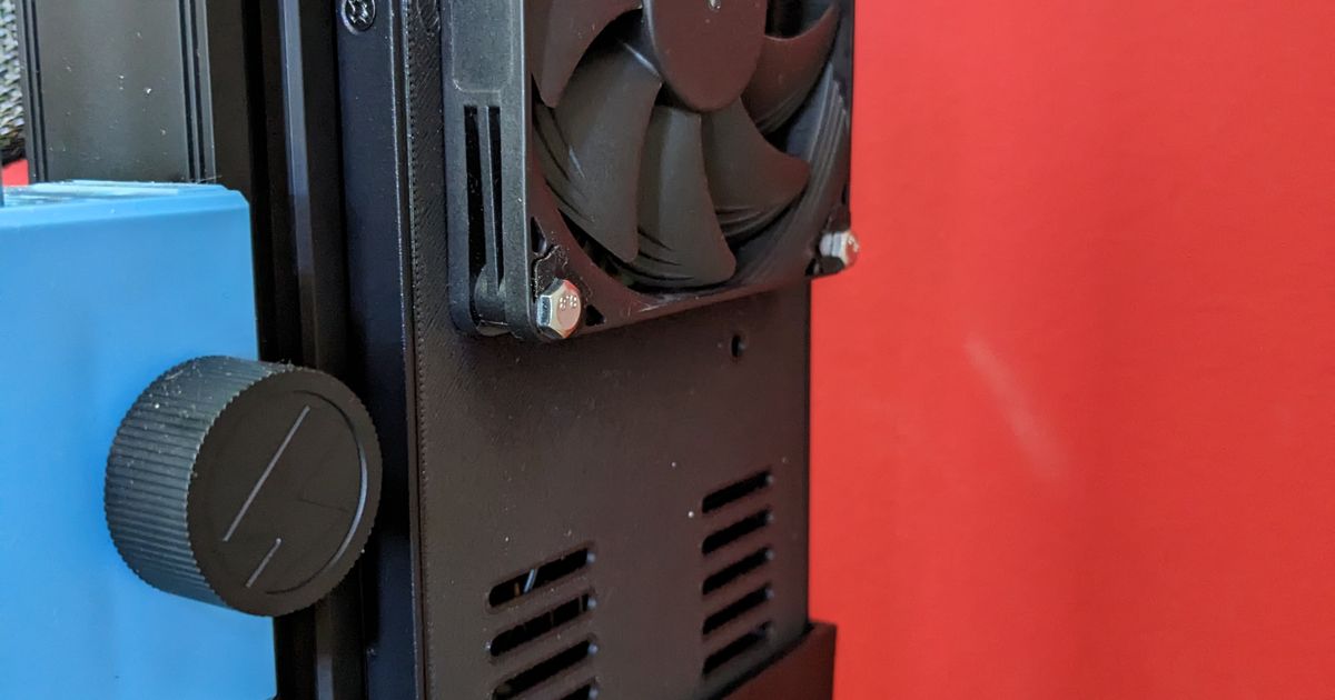 Sovol SV 06 PSU case cover with 92mm fan for quiet operation by Trikke ...