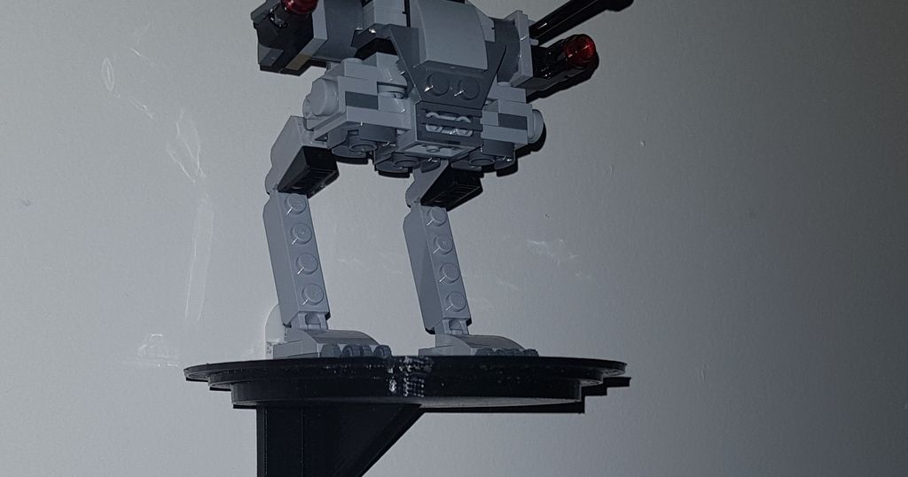 Toy Wall Mount Stand by GeoSaffer | Download free STL model ...