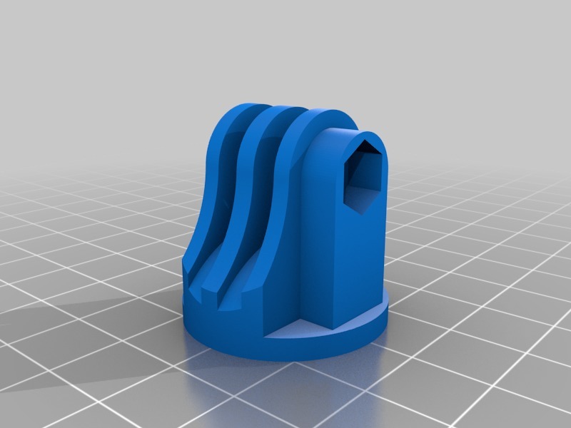GoPro Type Basic Mounting Brackets by GeoSaffer | Download free STL ...