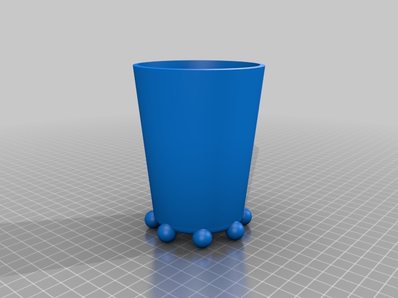 Tooth Paste Holder Cup by GeoSaffer | Download free STL model ...