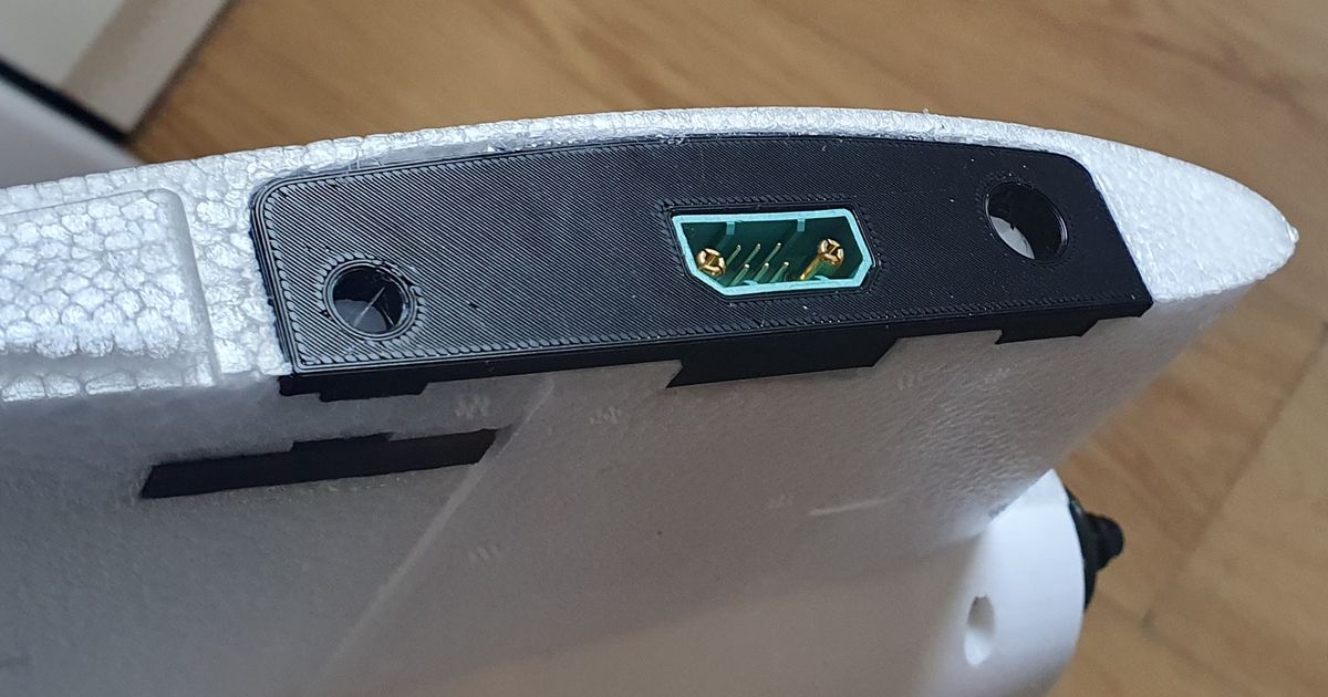 AtomRC Killer Whale - Wing Root Endplate for JX9 Connector by samh ...