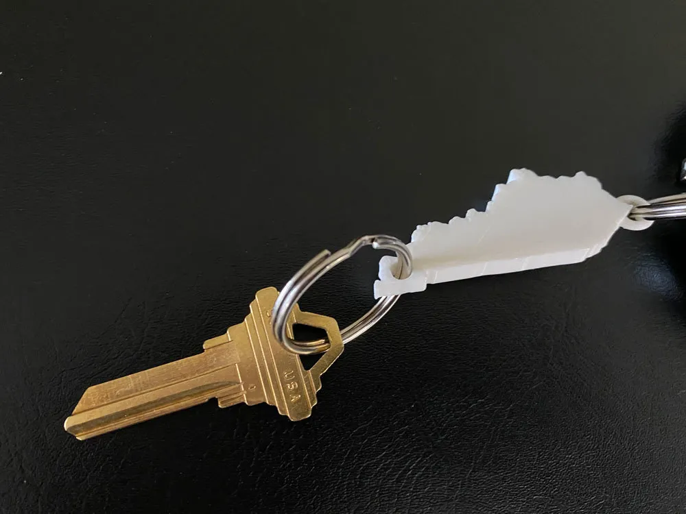 Minimalist Kentucky State Keychain by petruvius | Download free STL ...