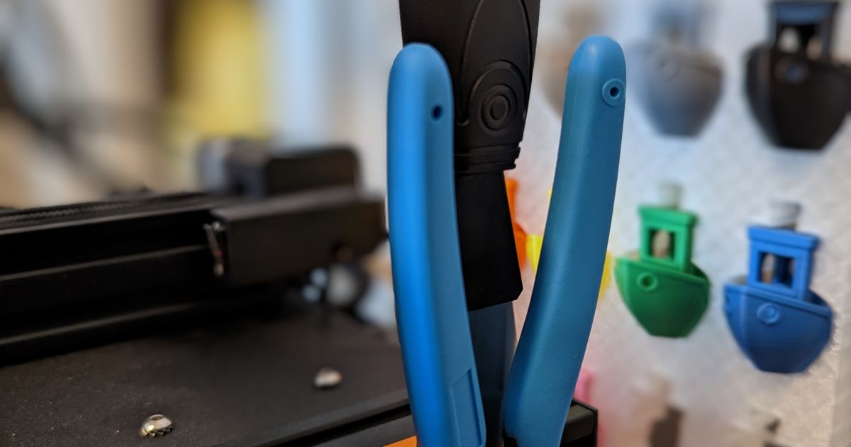 Ender 3 V2 Scraper & Snips Holder by Mwong | Download free STL model ...