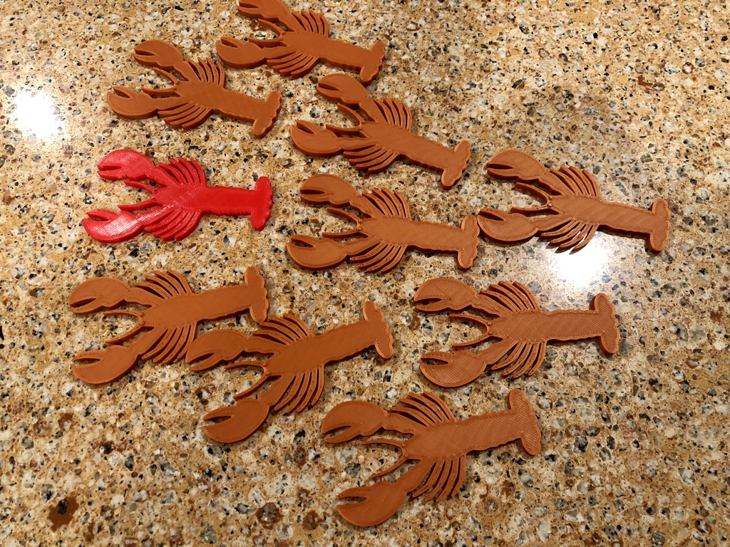 Lobster or Crawfish by Shawn Gano | Download free STL model ...