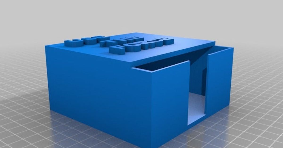 Paper cube box with "use the force" on top by daf1331 | Download free ...