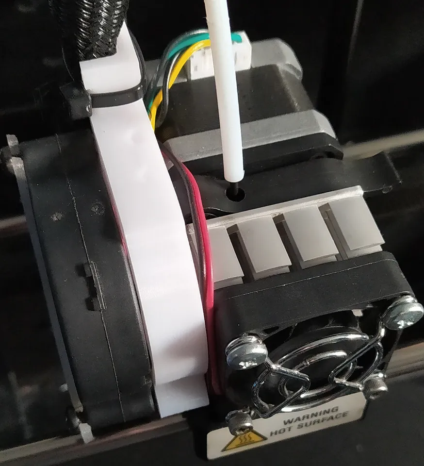 Makerbot Replicator 2 fan mount by aibohphobia | Download free STL ...