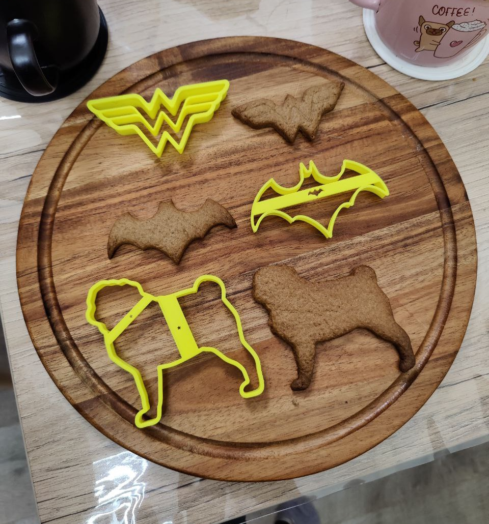 Batman logo cookie cutter von ReedTiger | Kostenloses STL-Modell ...