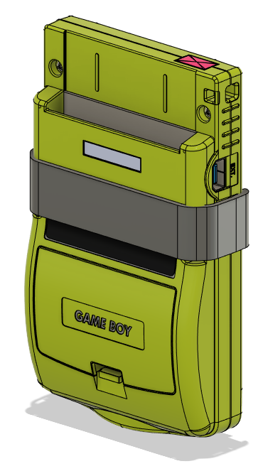 Gameboy Color Volume Wheel Guard by iNEADthat | Download free STL model ...