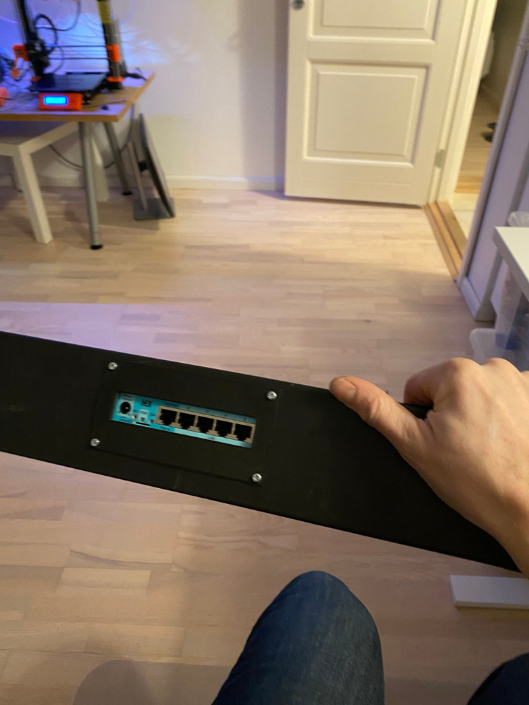 mikrotik hex router rack mount by Mikbund | Download free STL model ...