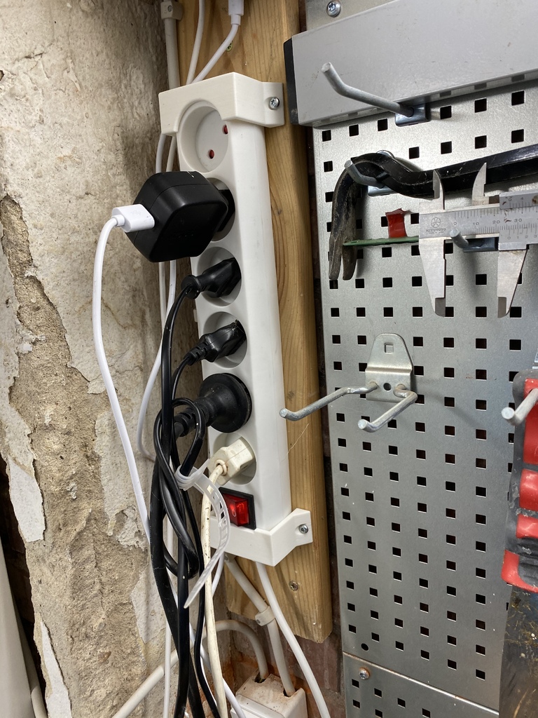 Ikea power outlet mount by Mikbund | Download free STL model ...