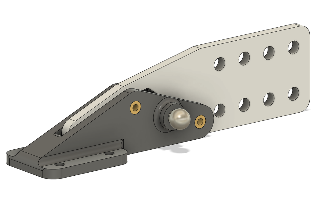 Fowler Flap Hinge V2 by ImAThingsGuy | Download free STL model ... Fowler Flap Hinge V2 by ImAThingsGuy | Download free STL model ...