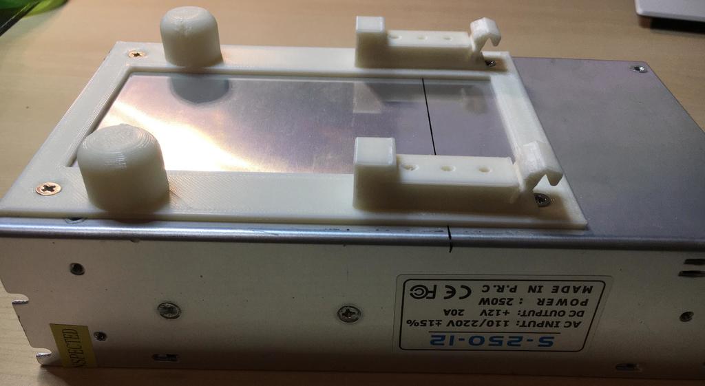 Anet A8 PSU DIN Rail Mount by Nikongen | Download free STL model ...