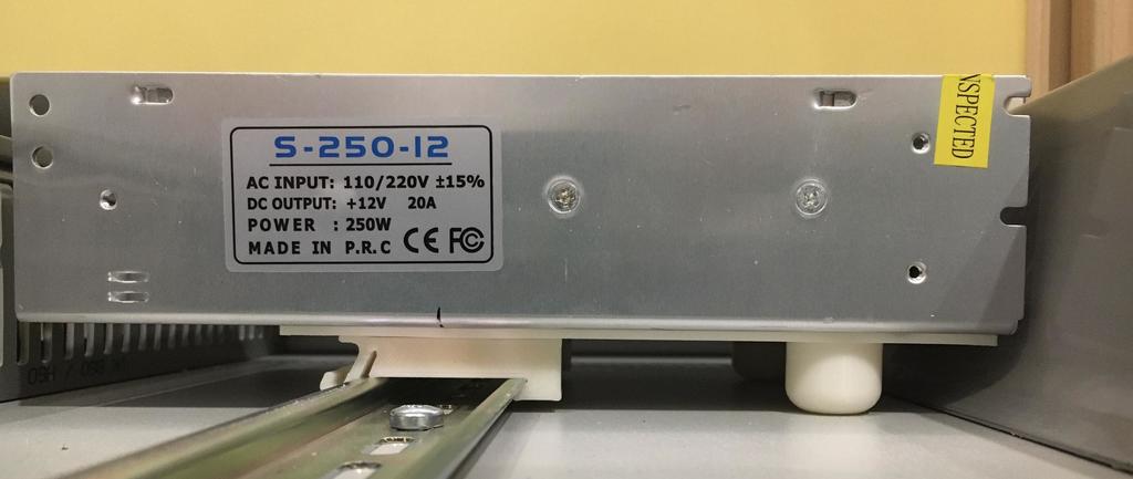 Anet A8 PSU DIN Rail Mount by Nikongen | Download free STL model ...